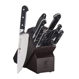 ZWILLING Pro 10-pc Knife Block Set - Walnut