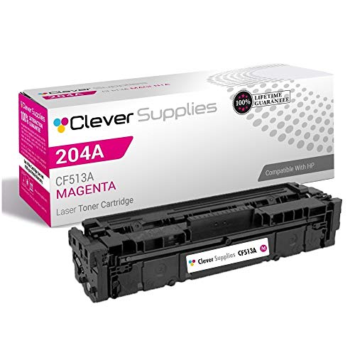 CS Compatible Toner Cartridge Replacement for HP 204A CF513A Magenta Color Laserjet Pro MFP M180 MFP M180nw MFP M180n MFP M181fw MFP M154a