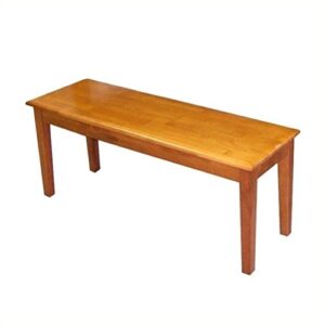 BOWERY HILL Wood Dining Bench in Oak