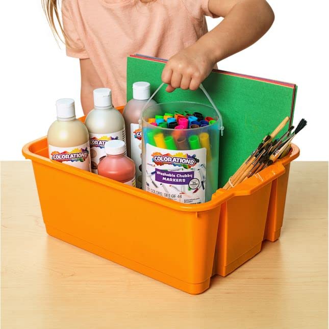 Really Good Stuff Group Colors for 6 - Classroom Stacking Bins - 6 Bins