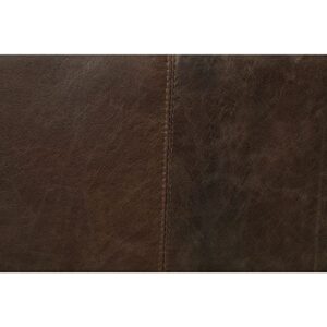 ACME Porchester Sofa - - Distress Chocolate Top Grain Leather