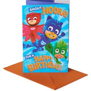 American Greetings Birthday Card for Kids (PJ Masks)