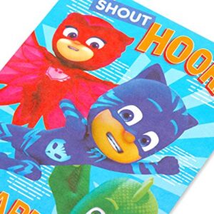 American Greetings Birthday Card for Kids (PJ Masks)