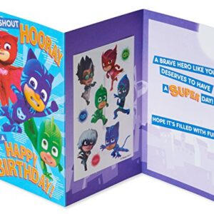 American Greetings Birthday Card for Kids (PJ Masks)