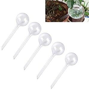 coscosx 5 pcs automatic watering device globes vacation houseplant plant pot bulbs garden waterer flower water drip irrigationdevice self watering system