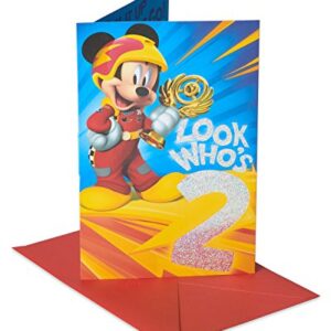 American Greetings 2nd Birthday Card for Boy (Mickey Mouse)