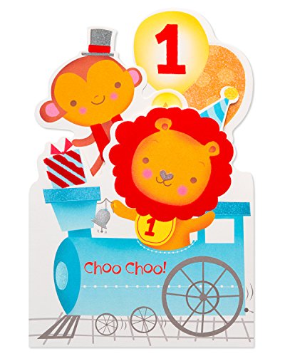 American Greetings 1st Birthday Card (Choo-Choo)