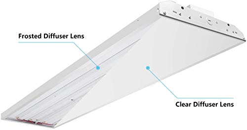 CINOTON 210W LED Linear High Bay Light, 4FT LED Shop Light Fixture 32000LM[800W HID/HPS Equiv.] 100-277V 1-10V Dimmable 5000K Daylight Indoor Commercial Warehouse Factory Office Workshop Garage 1 Pack