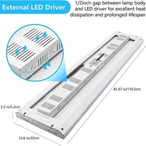 CINOTON 210W LED Linear High Bay Light, 4FT LED Shop Light Fixture 32000LM[800W HID/HPS Equiv.] 100-277V 1-10V Dimmable 5000K Daylight Indoor Commercial Warehouse Factory Office Workshop Garage 1 Pack