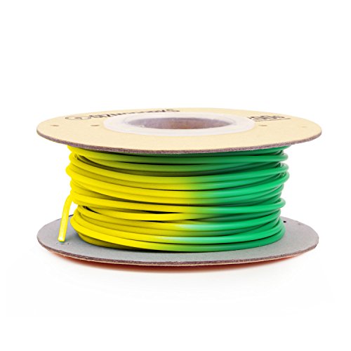 Gizmo Dorks ABS Filament 1.75mm 200g for 3D Printers, Heat Color Change Green to Yellow