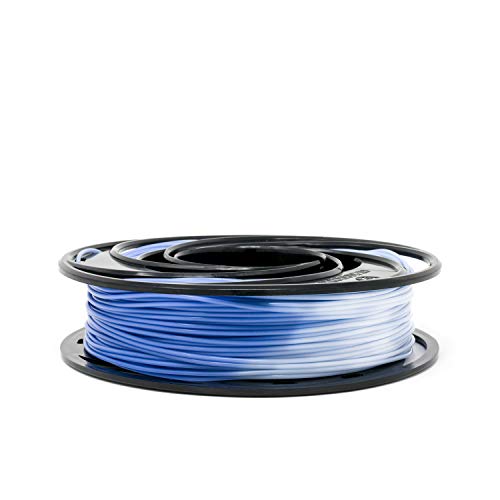 Gizmo Dorks ABS Filament 3mm (2.85mm) 200g for 3D Printers, Heat Color Change Blue to White