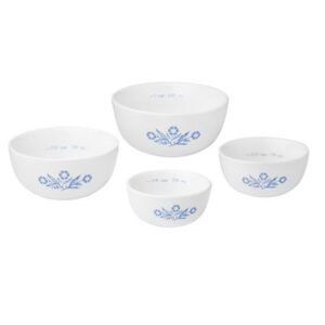 corningware 60th anniversary cornflower 4 piece measuring bowl set