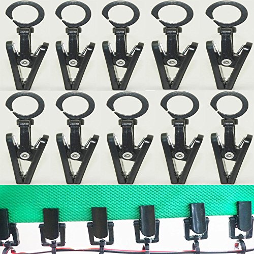 ( Pack of 20 ) , RV Trailer Party Light Holder Hanger Hook Clip String Awning Camper Part, for caravan curtain Klippy Clips rods Awning Lights,String Hang light, Banners