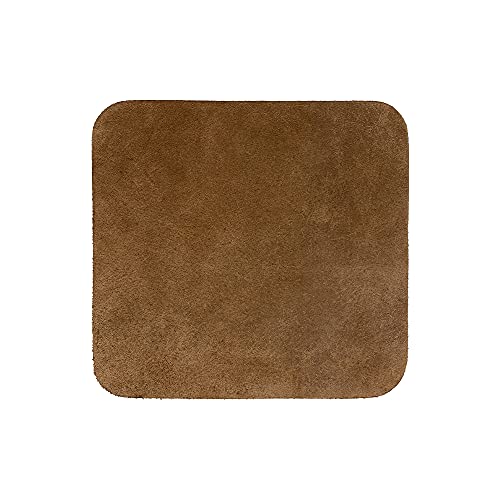 Hide & Drink, Thick Leather Durable Mouse Pad, Executive Work Desk & Office Essentials Handmade (Bourbon Brown)