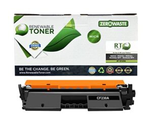 renewable toner compatible micr toner cartridge replacement for hp 30a cf230a for laserjet m203 m227