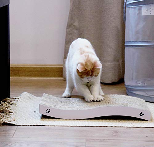 Coching Cat Scratcher Cardboard Cat Scratch Pad with Premium Scratch Textures Design Durable Cat Scratching Pad Reversible