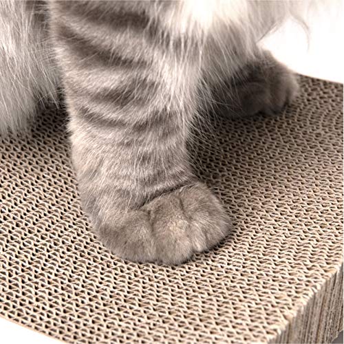 Coching Cat Scratcher Cardboard Cat Scratch Pad with Premium Scratch Textures Design Durable Cat Scratching Pad Reversible