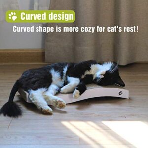 Coching Cat Scratcher Cardboard Cat Scratch Pad with Premium Scratch Textures Design Durable Cat Scratching Pad Reversible