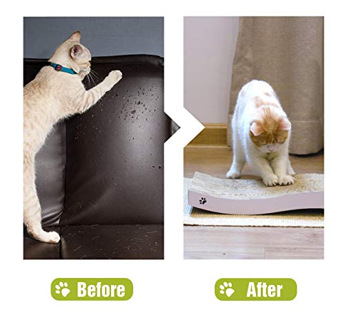 Coching Cat Scratcher Cardboard Cat Scratch Pad with Premium Scratch Textures Design Durable Cat Scratching Pad Reversible