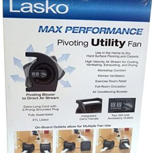 Lasko Max Performance Pivoting Utility Fan Model U15720