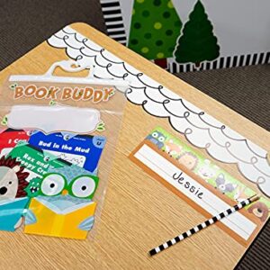 CTP Woodland Friends Book Buddy Bag, Clear 10.5” x 12.5” Storage Bags (Creative Teaching Press 8537)