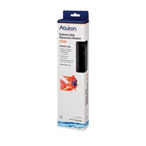 aqueon submersible aquarium fish tank heater for up to 75 gallon aquariums, 200 watts