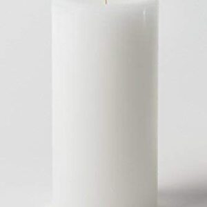 Mister Candle - 4 inch by 8 inch Tall Citronella Scented Pillar Candle - Indoor & Outdoor Use