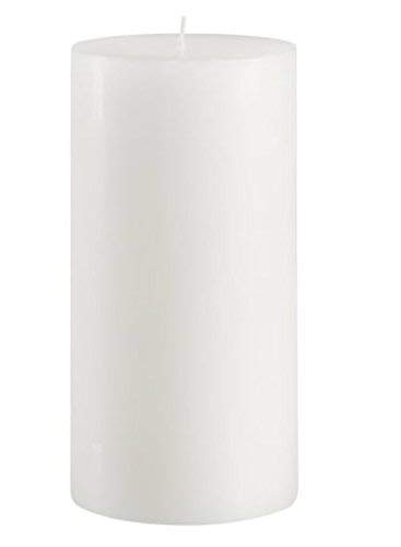 Mister Candle - 4 inch by 8 inch Tall Citronella Scented Pillar Candle - Indoor & Outdoor Use