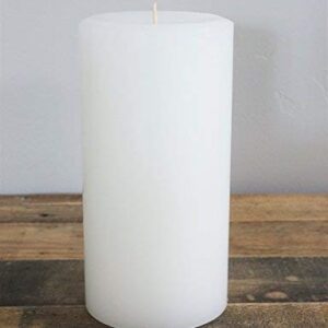 Mister Candle - 4 inch by 8 inch Tall Citronella Scented Pillar Candle - Indoor & Outdoor Use