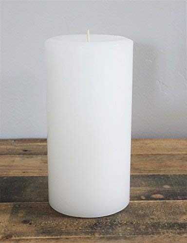 Mister Candle - 4 inch by 8 inch Tall Citronella Scented Pillar Candle - Indoor & Outdoor Use