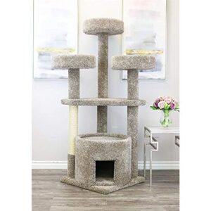 prestige cat trees 130014-neutral main coon cat house cat tree