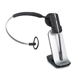 vtech vh621 accessory convertible dect office wireless headset for vtech and snom dect business desk phones