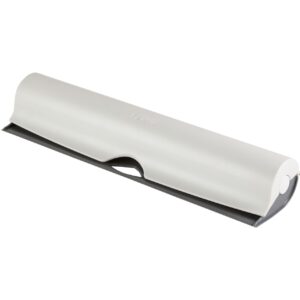 hutzler refillable wrap dispenser, gray, 13" x 3.25" x 1.75"