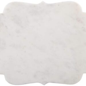 Santa Barbara Design Studio Table Sugar Cheese Board, 15 x 11-Inches, White Marble