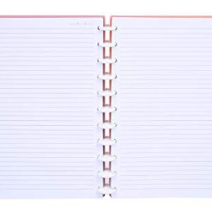 Talia Discbound Notebooks, Planner, Customizable, (Salmon, Letter (8.5in x 11in))