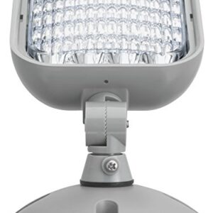 Lithonia Lighting ERE GY SGL WP M12 LED One Single Head Emergency Light, Gray