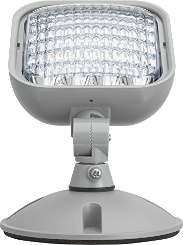 Lithonia Lighting ERE GY SGL WP M12 LED One Single Head Emergency Light, Gray