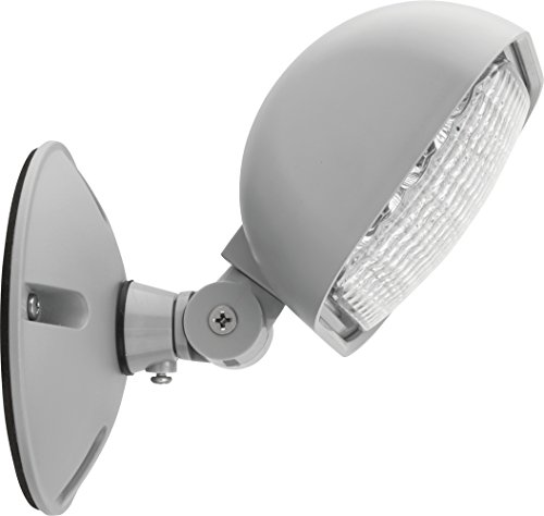 Lithonia Lighting ERE GY SGL WP M12 LED One Single Head Emergency Light, Gray