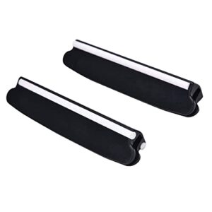 professional knife sharpening guide, random knife sharpener angle guide, sharpening guide for whetstone, black(2 pack)