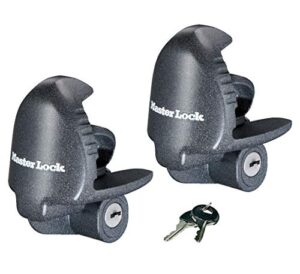 master lock 379atpy 2 pack universal trailer coupler lock, black