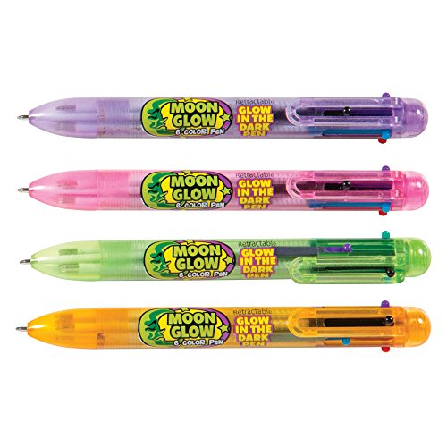 Raymond Geddes Moon Glow 6-in-1 Retractable Pens (Pack of 12)