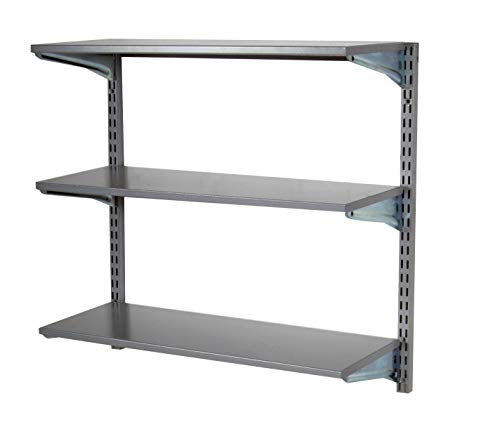 Triton Storability Products 1794 Wall Mount Shelving Unit with 3 Steel Shelves