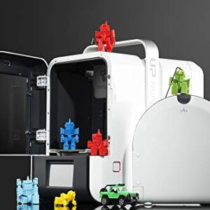 Tiertime UP Mini 2 ES 3D Printer, Linux Embedded System, Built-in HEPA Filtration, Advanced Materials Options, WiFi Connection, White, One Size