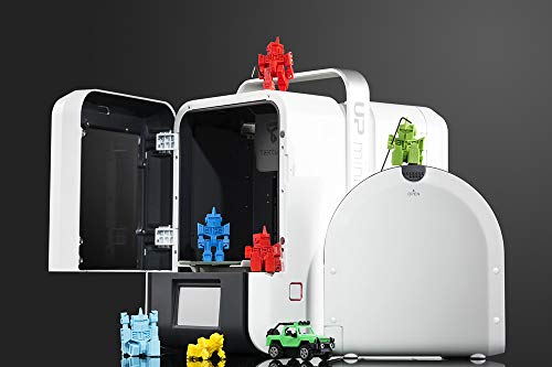 Tiertime UP Mini 2 ES 3D Printer, Linux Embedded System, Built-in HEPA Filtration, Advanced Materials Options, WiFi Connection, White, One Size