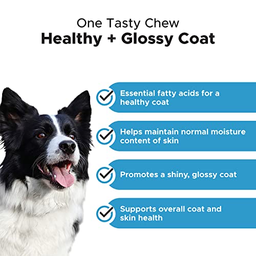 Pet Honesty Salmon Skin Health - Omega 3 Fish Oil For Dogs, Natural Salmon Oil For Dogs Chews for Healthy Skin & Coat, May Reduce Normal Shedding for Sensitive Skin, Dog Fish Oil Supplements - (90 Ct)