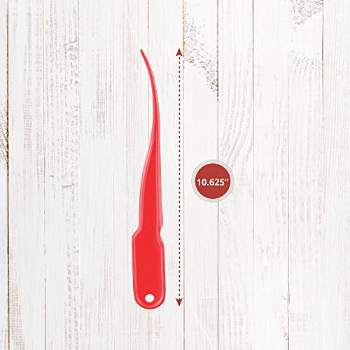 Maine Man Shrimp Peeler Deveiner Cleaner Tool, 8-Inches, Red