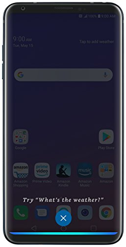 LG V35 ThinQ with Alexa Hands-Free – Prime Exclusive Phone – Unlocked – 64 GB – Aurora Black