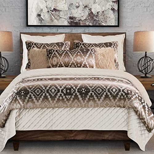 Paseo Road by HiEnd Accents | Chalet Aztec Decorative Pillow, 34x21 inch, Modern Southwestern Rustic Style Luxury Bedding, Decorative Throw Pillow