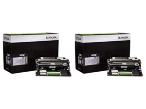 lexmark 50f0z00 return program imaging unit 2-pack for mx410, mx510, mx610