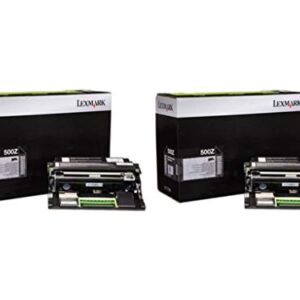 Lexmark 50F0Z00 Return Program Imaging Unit 2-Pack for MX410, MX510, MX610